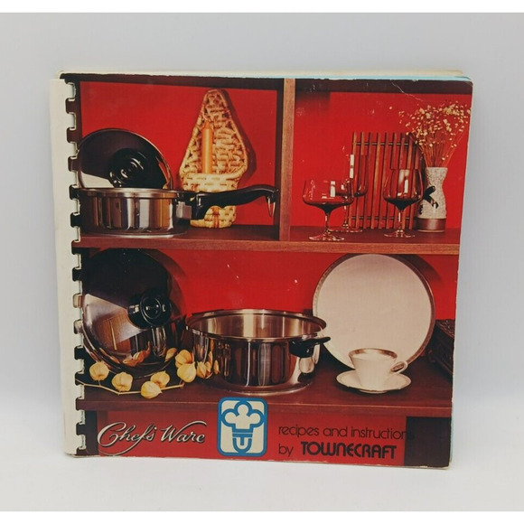 Vintage | Other | Vintage 977 Chefs Ware Recipes Instructions By ...